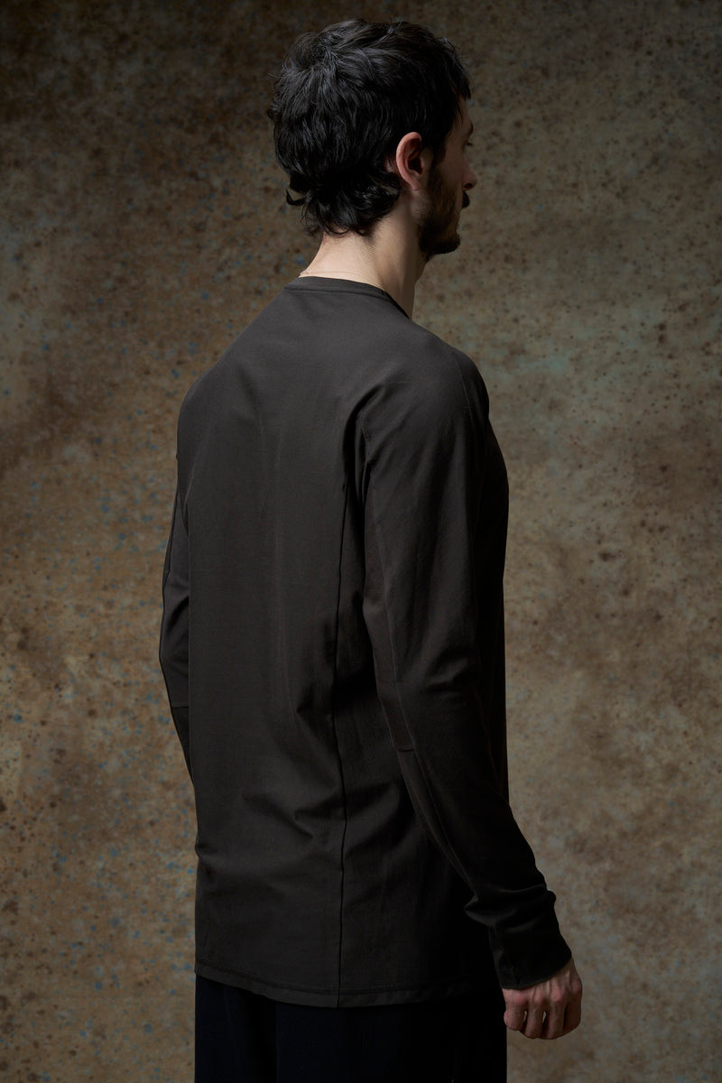 DEVOA Fall/Winter 2025 Round Neck Long-Sleeve T-Shirt/Sweater (Made in