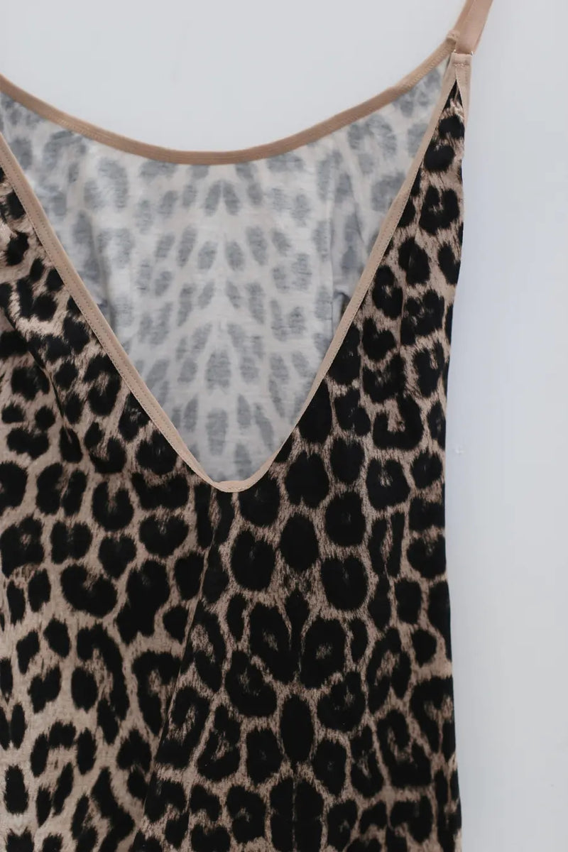 BASERANGE Emily Bodysuit BAS-ONEM-BLP-SP24-BAOWEN Leopard