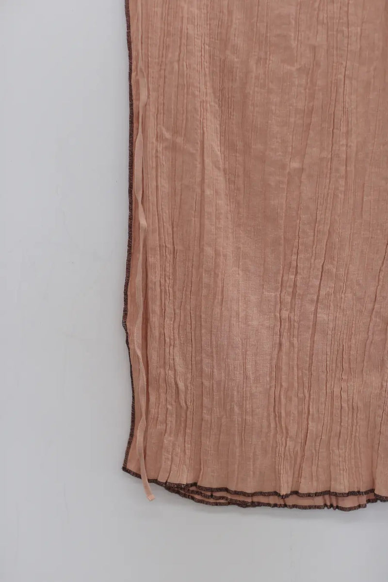 BASERANGE short wrap skirt SKSKW-LC-SP24 light pink (SKSKW1)