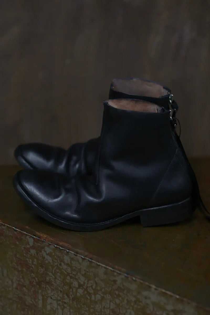 BORIS BIDJAN SABERI black half-high boots BOOT5 CULATTA