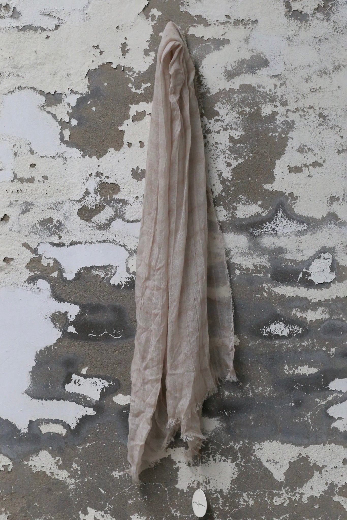 Cortana Fall/Winter 2025 Etched Striped Martini Twill Scarf, Spain. CT