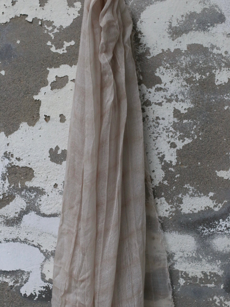 Cortana Fall/Winter 2025 Etched Striped Martini Twill Scarf, Spain. CT
