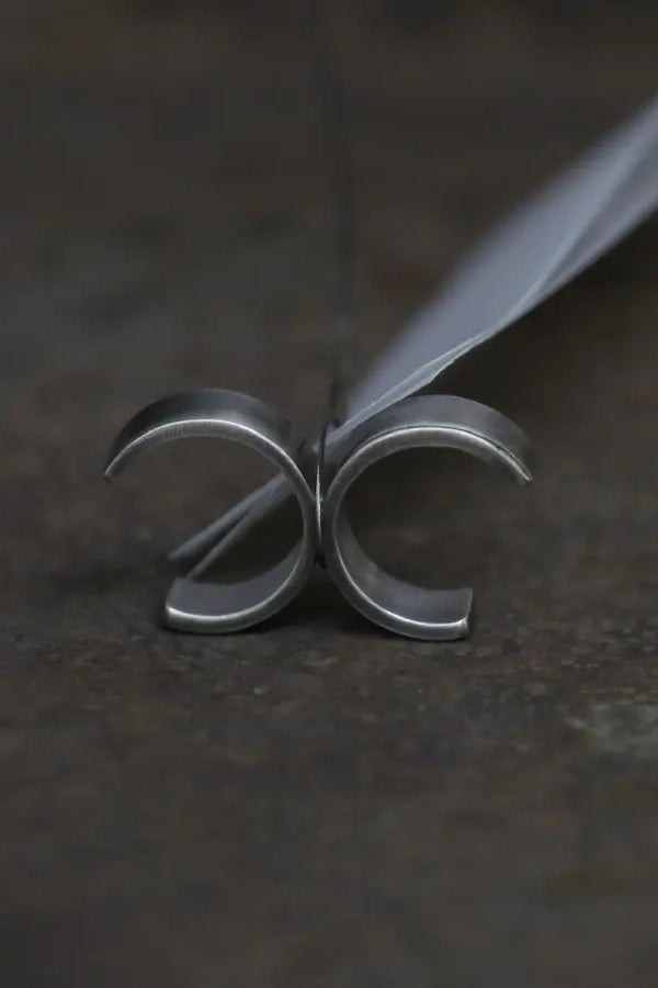 DEEPTI Silver Double Split Ring AR-017