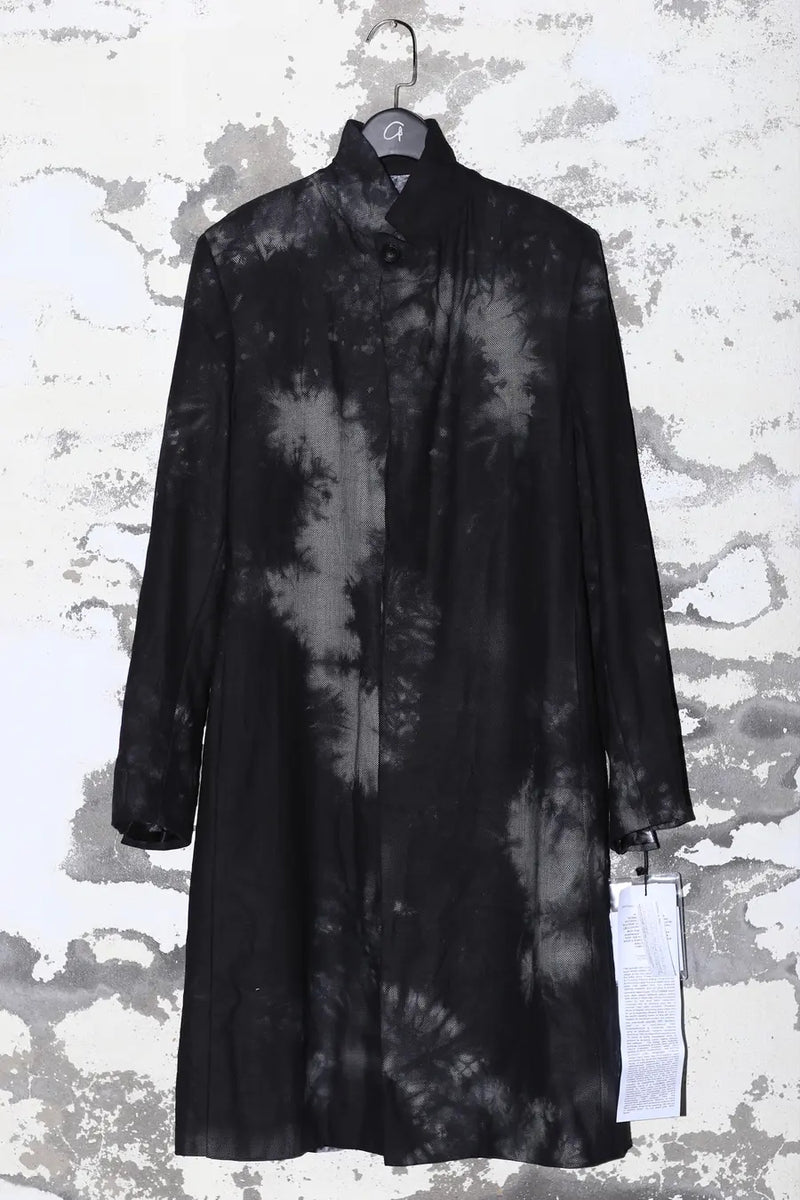 GEOFFREY B. SMALL front four-button coat GRC03 dark print