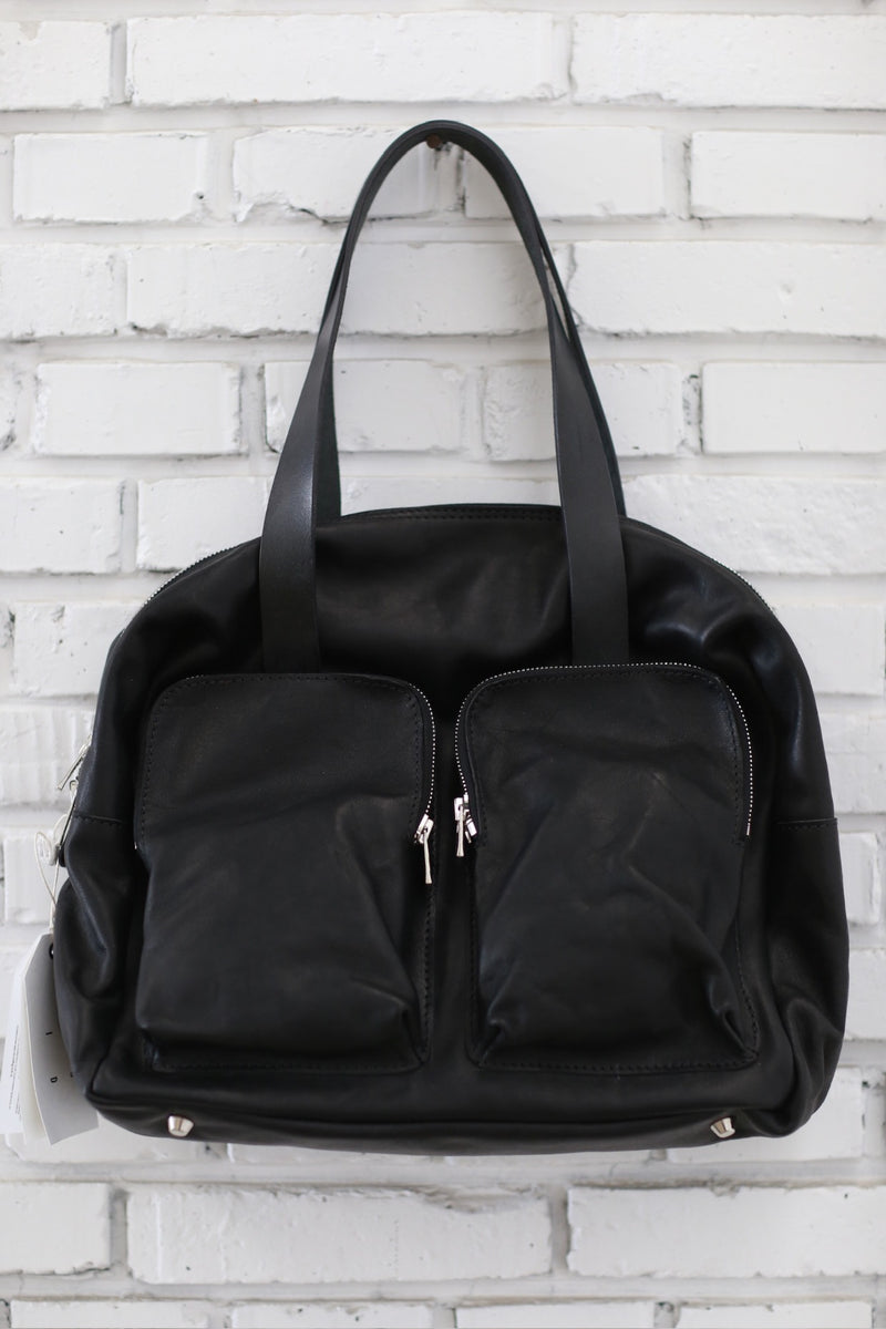 GUIDI RC01 soft horse leather briefcase GD-RC01-BLKT black