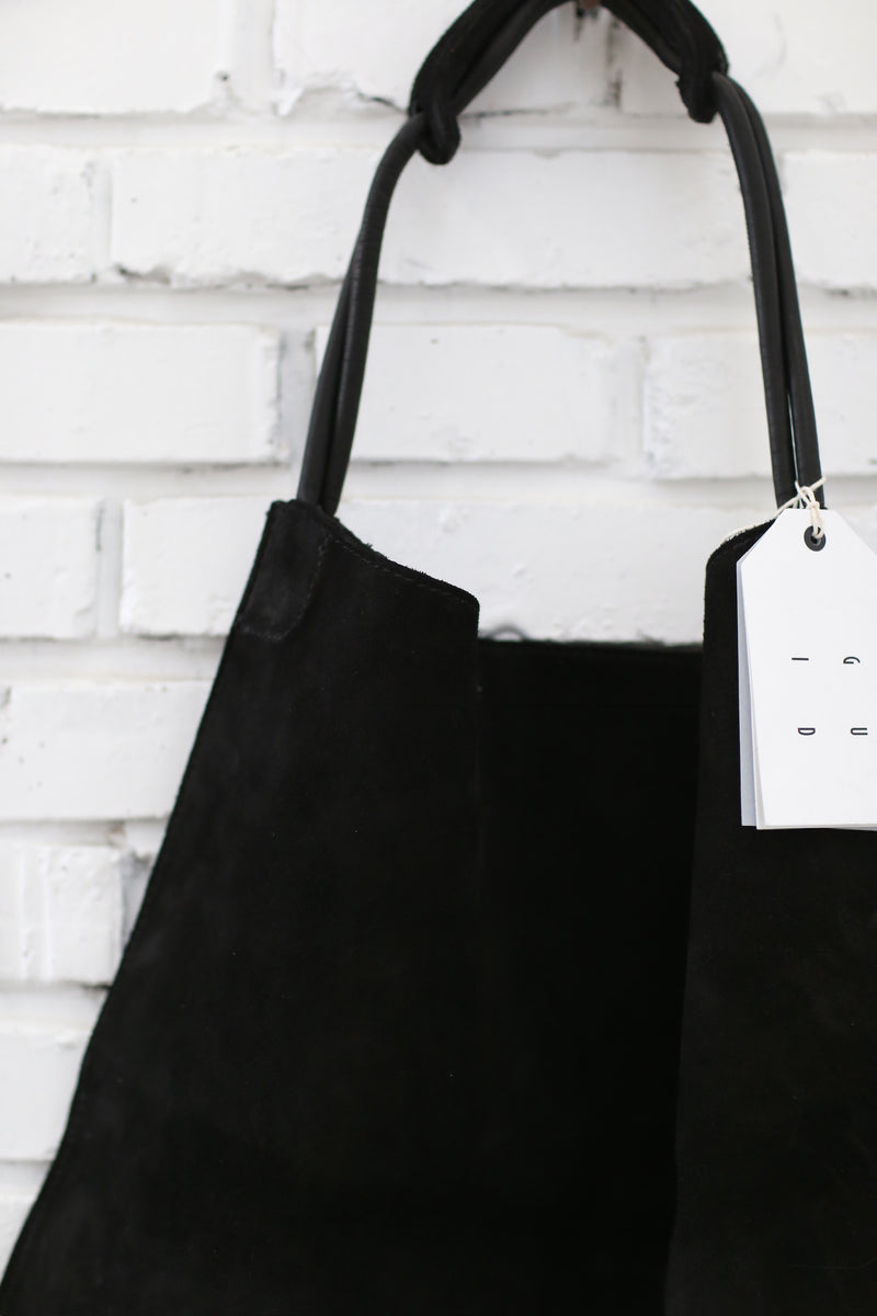 GUIDI RF01 Horse leather shopping bag GD-RF01-BLKT Black