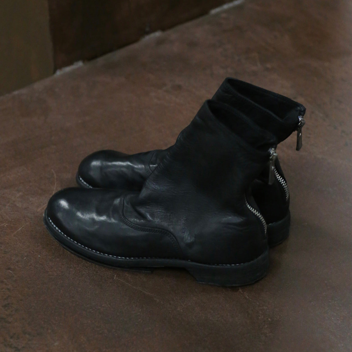Guidi back zipper troops 211 black