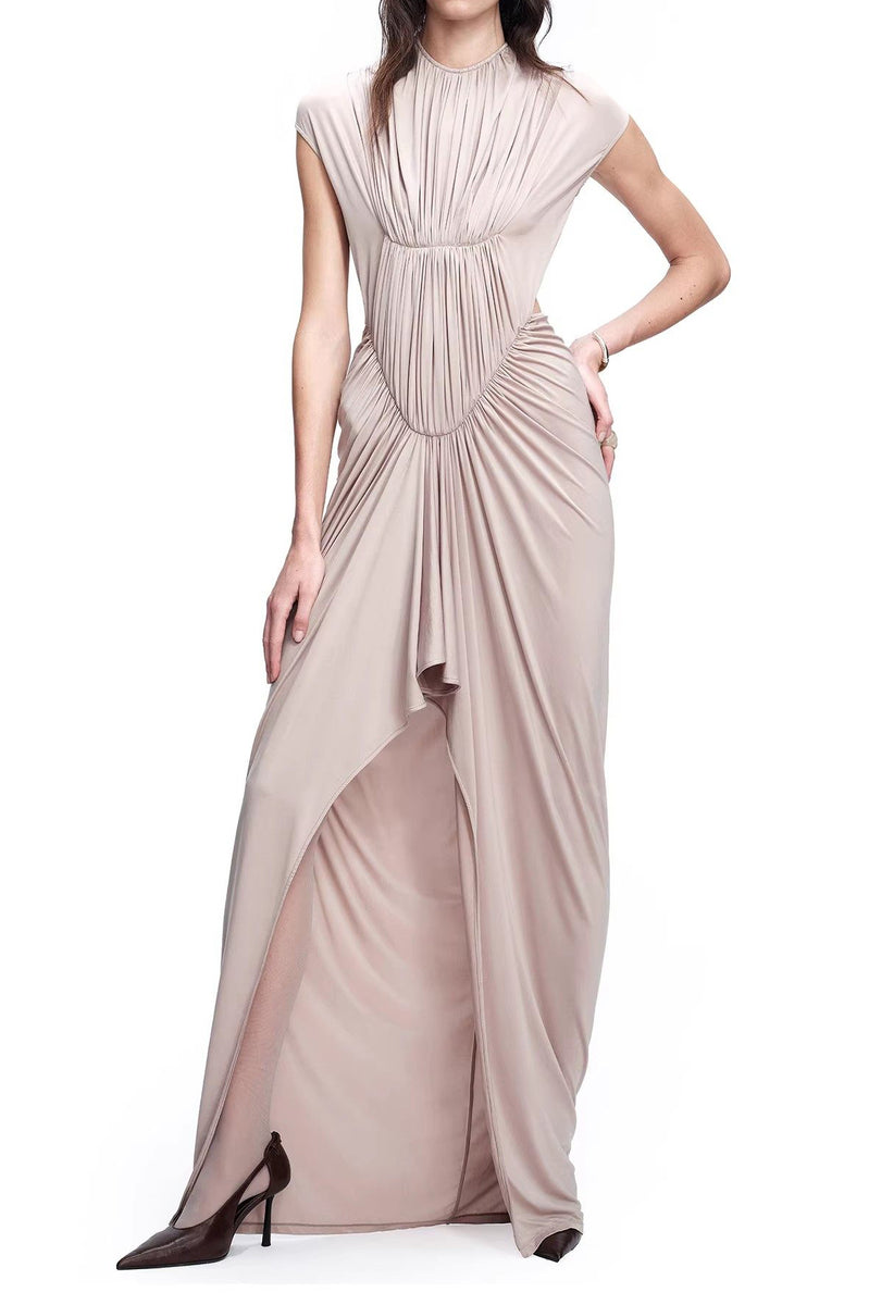 OUDE WAAG Spring/Summer 2026 Ruffled Backless Dress OW-OW-26SS-DS27-HU