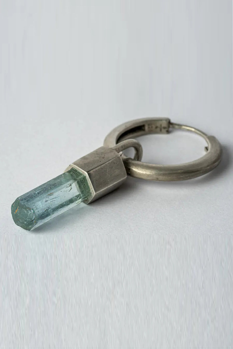 Parts of Four Hoop Drop Earrings R2335-7-DA+EMER PPOF53