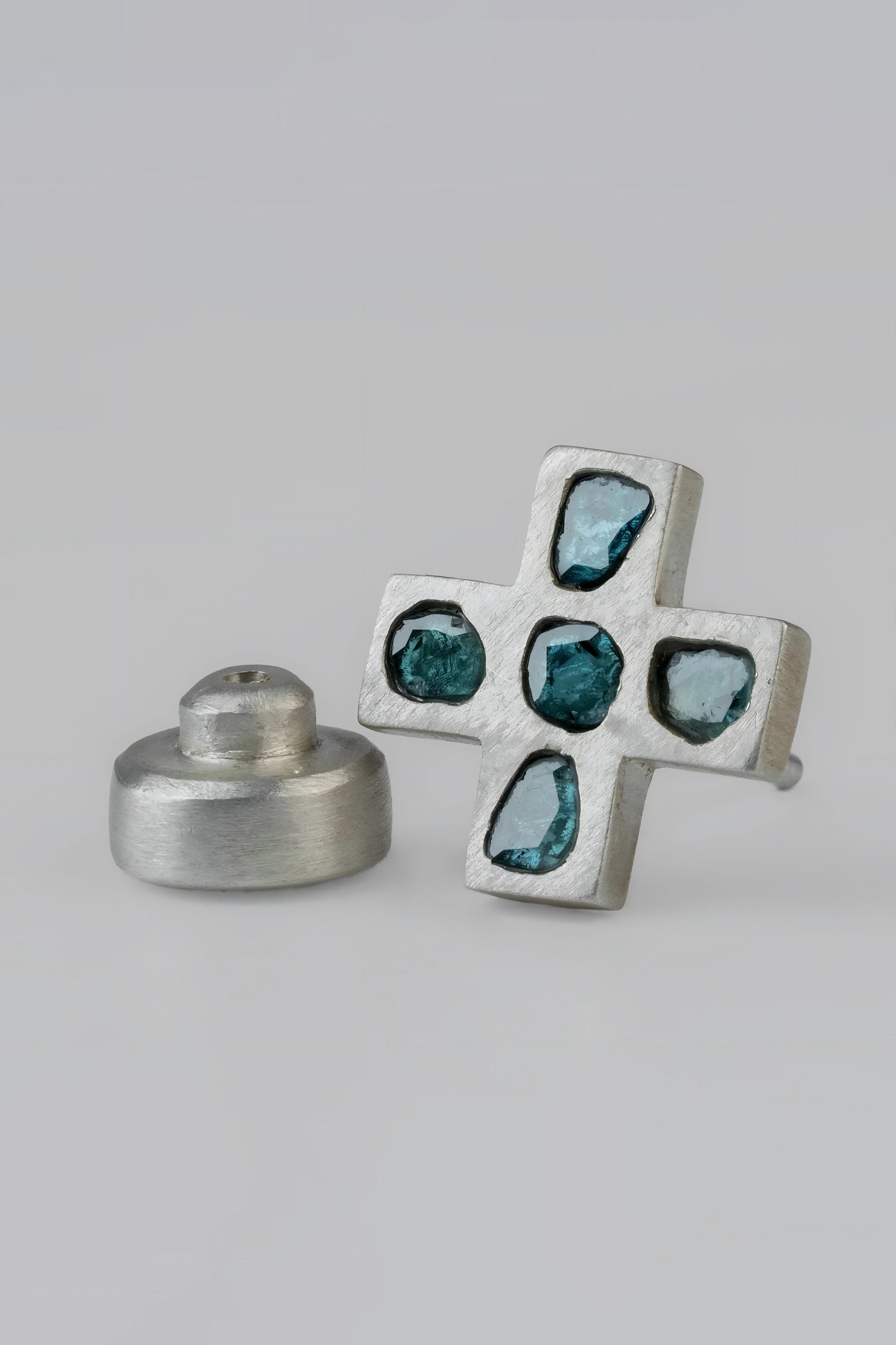 Parts of Four Plus Earring Collection II: Handmade Cross Stud Earrings