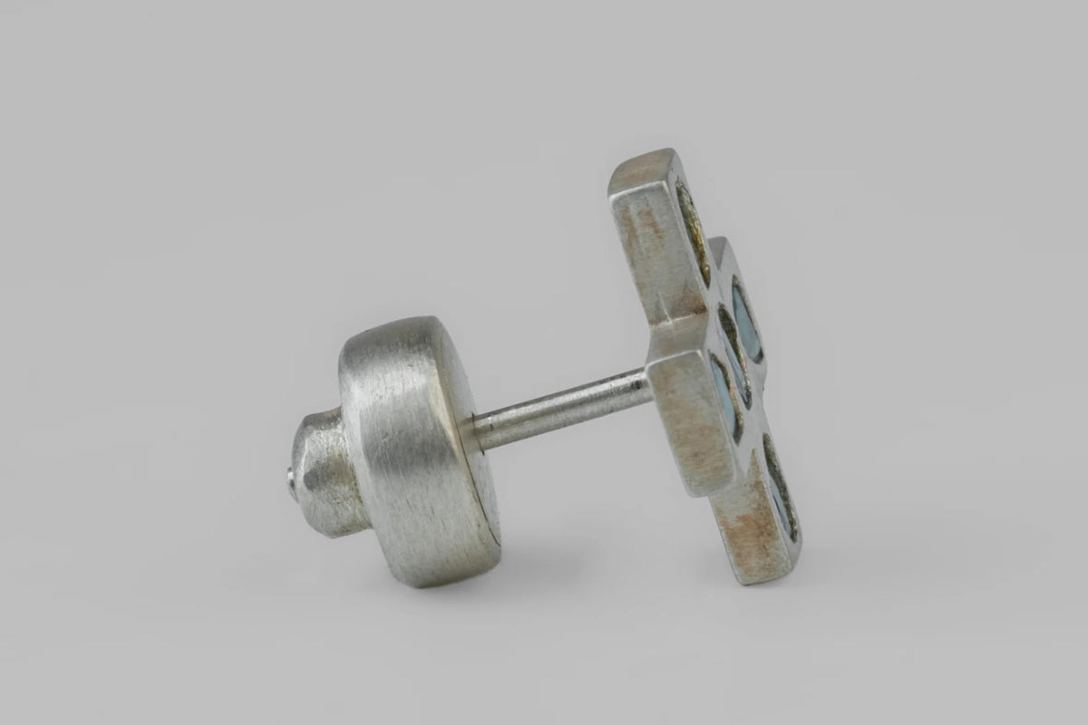 Parts of Four Plus Earring Collection II: Handmade Cross Stud Earrings