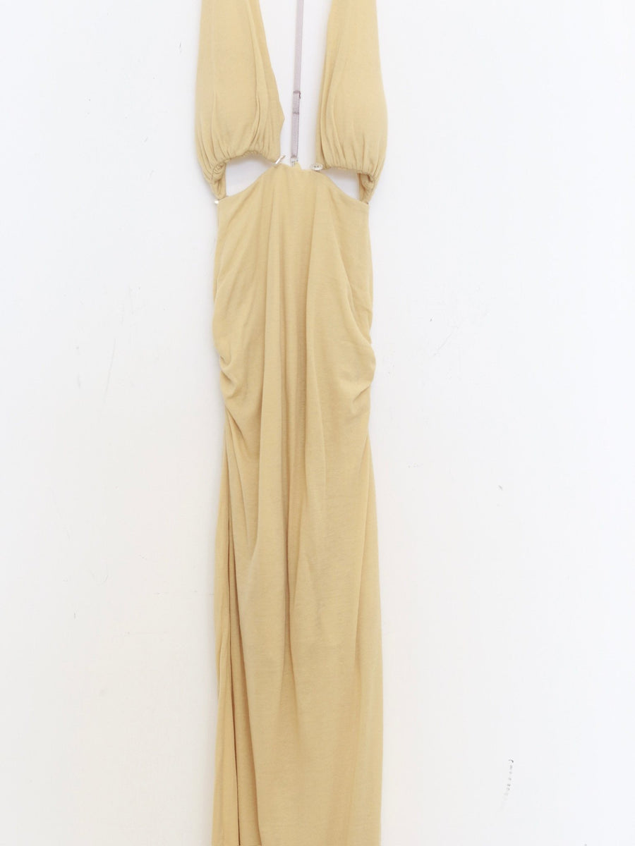 RUI built Spring/Summer 2026 Halter Backless Dress RUI-S26WV04-Wheat