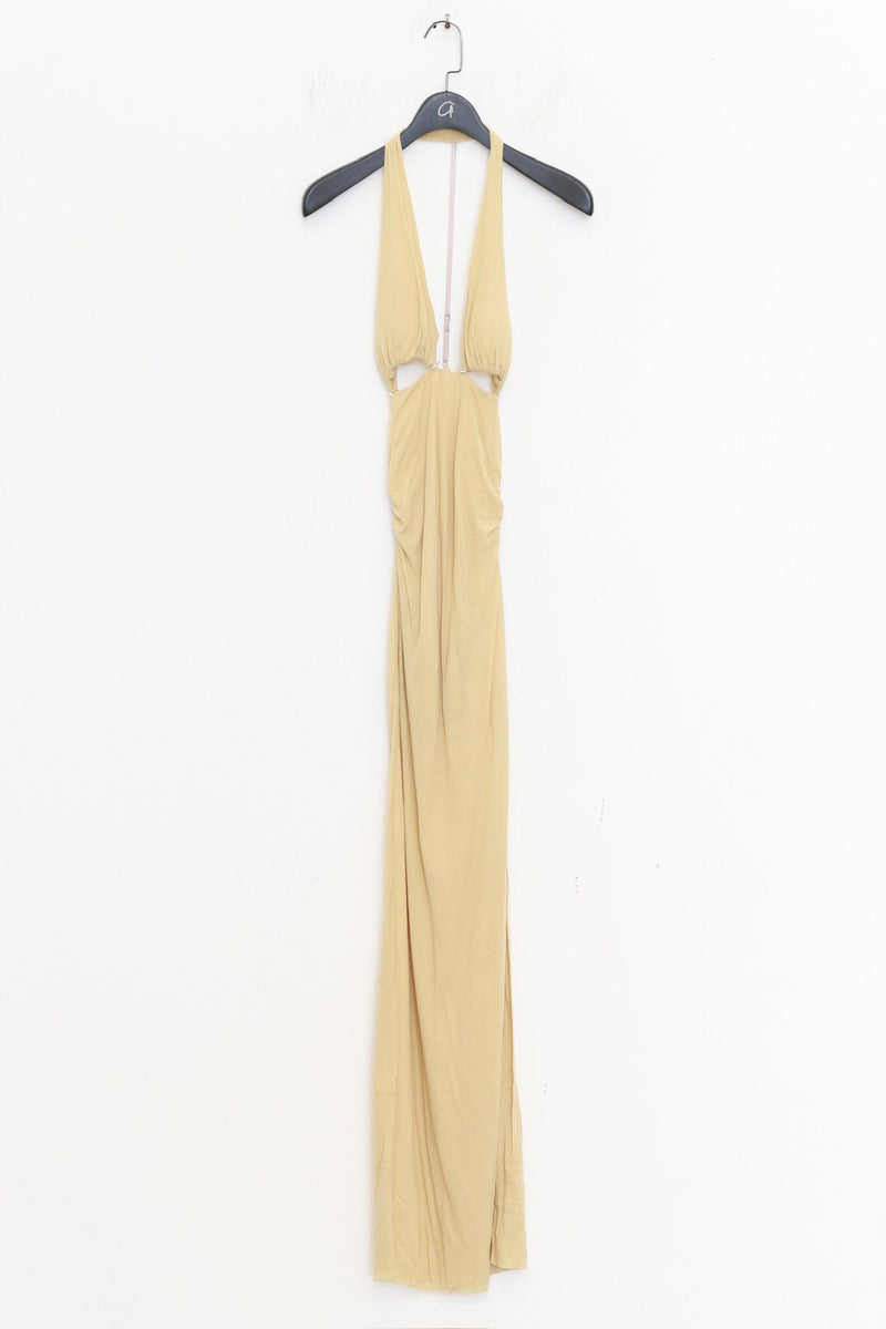 RUI built Spring/Summer 2026 Halter Backless Dress RUI-S26WV04-Wheat