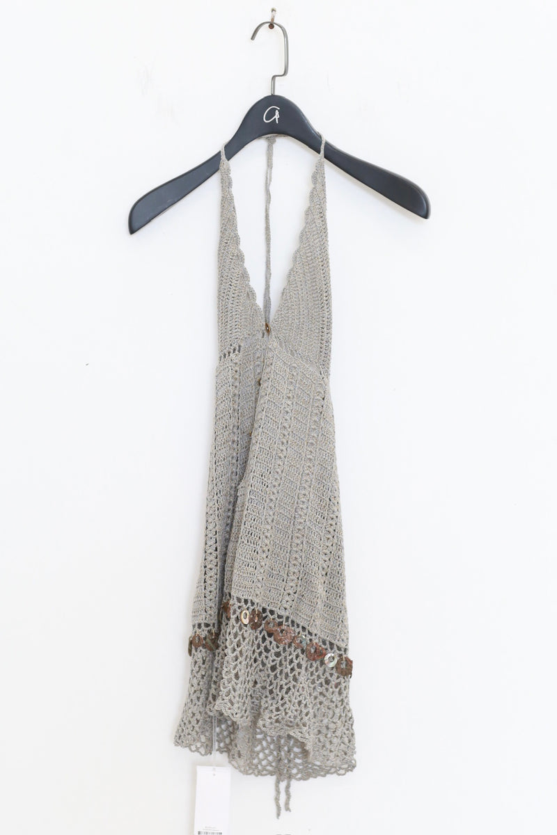 RUI built Spring/Summer 2026 Hand-crocheted Shell-embellished Dress RU