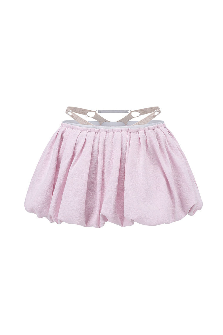 RUI built Spring/Summer 2026 Linen-feel silk striped tulip skirt RUI-S