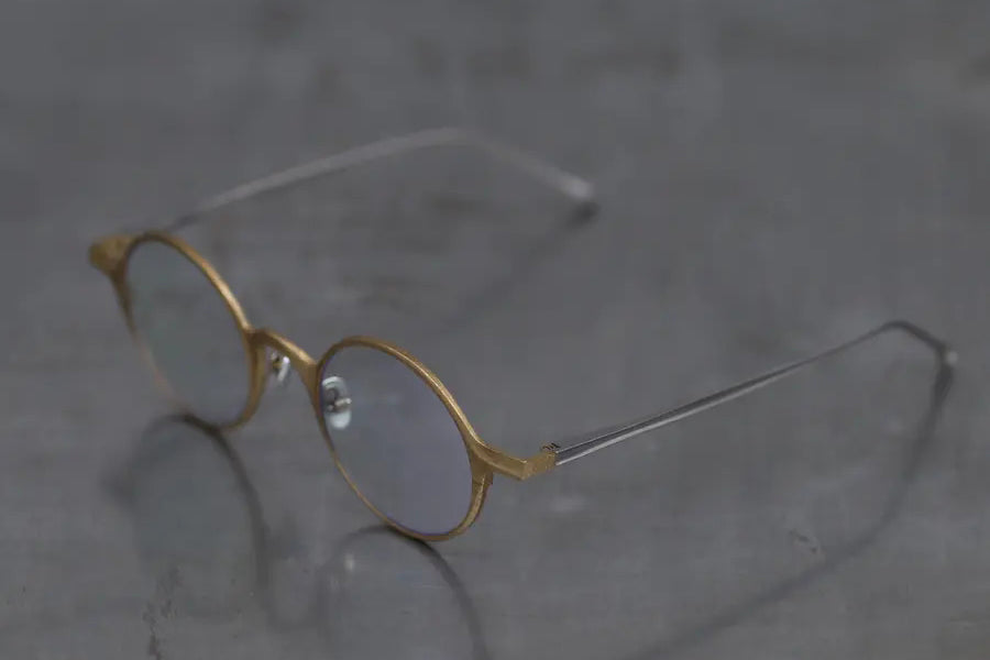 Rigards Gold Frame Clear Glasses RG0111CU