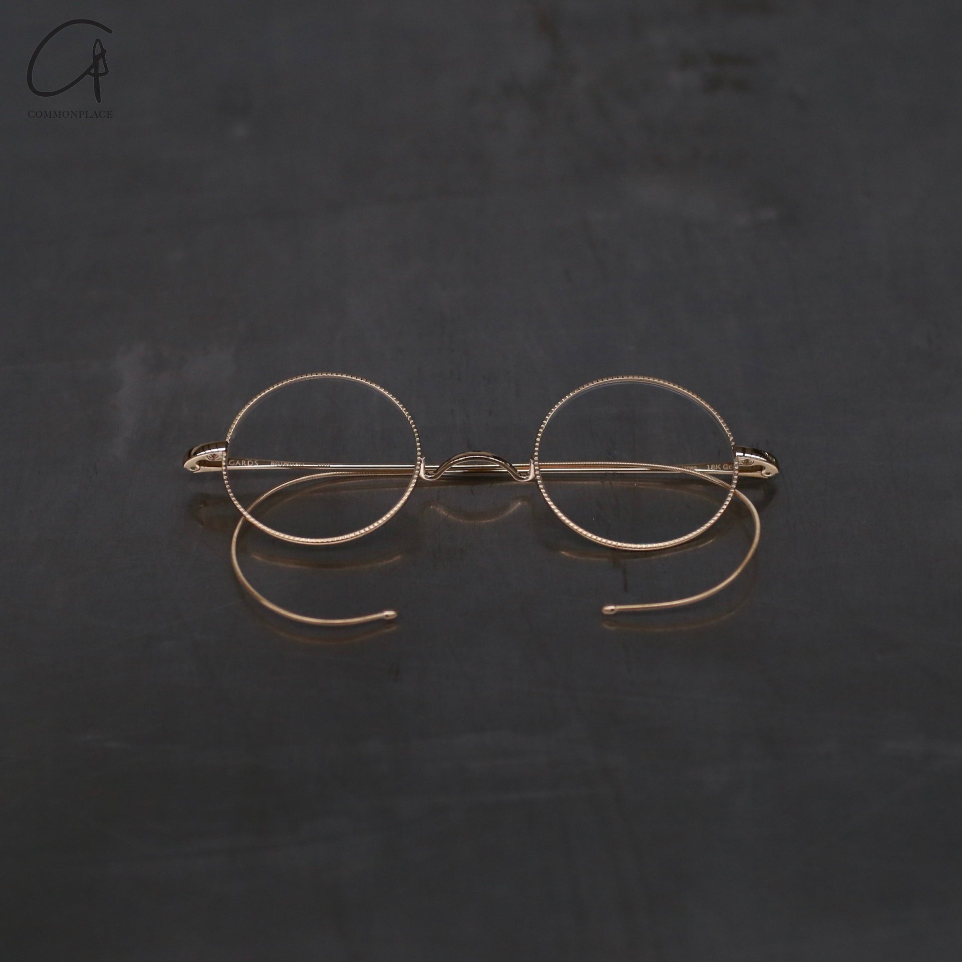 Rigards RG1801AU series pure gold round frame glasses RG-RG1801AU-JKTM