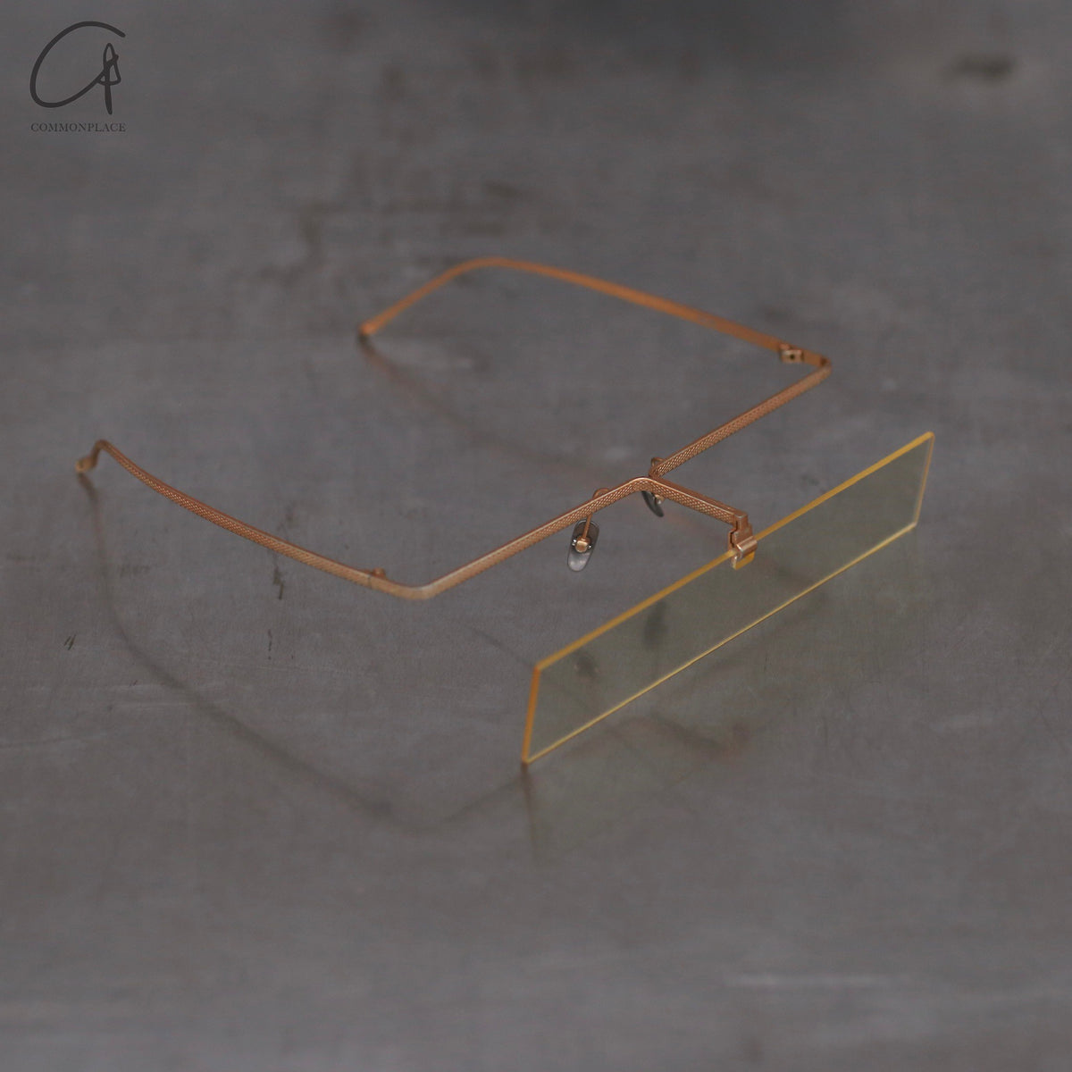 Rigards*UMA WANG RG00UW21 Series Rectangular Glasses RG-RG00UW21-GJTM