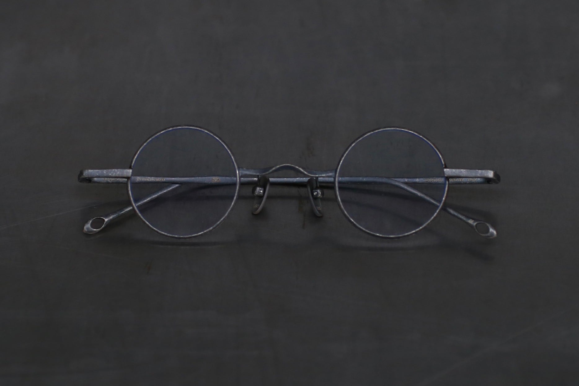 Rigards sterling silver high degree handmade glasses ultra-fine frame