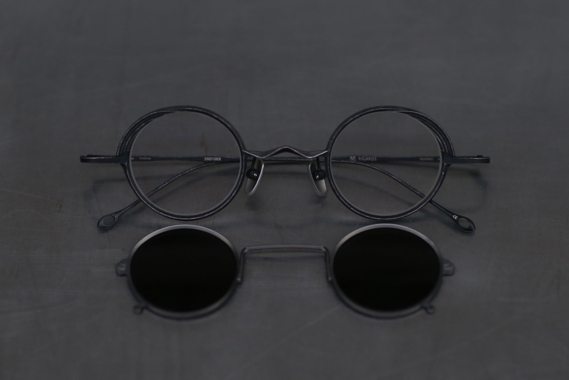Rigards X ZIGGY CHEN Joint Series RG1008ZC Titanium Double-layer Sungl