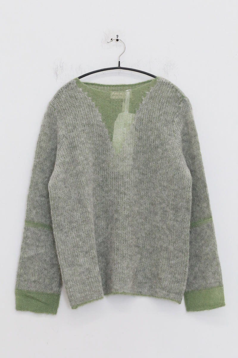 SWAYING Fall/Winter 2025 Double-sided Alpaca Wool Sweater SW-SW25AW1T1