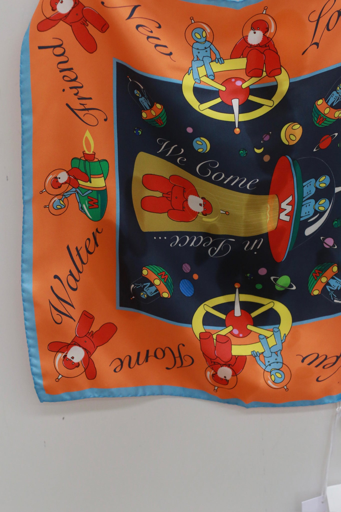 Walter van Beirendonck Fall/Winter 2025 Astronaut/Alien Scarf WVB-9009