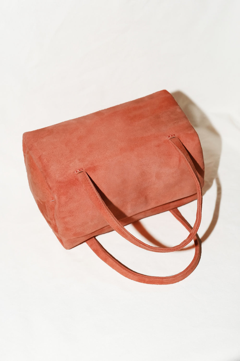 imibooo Water-dyed Genuine Leather Lunch Bag OOO-IMB24BT-KS-CR Coral