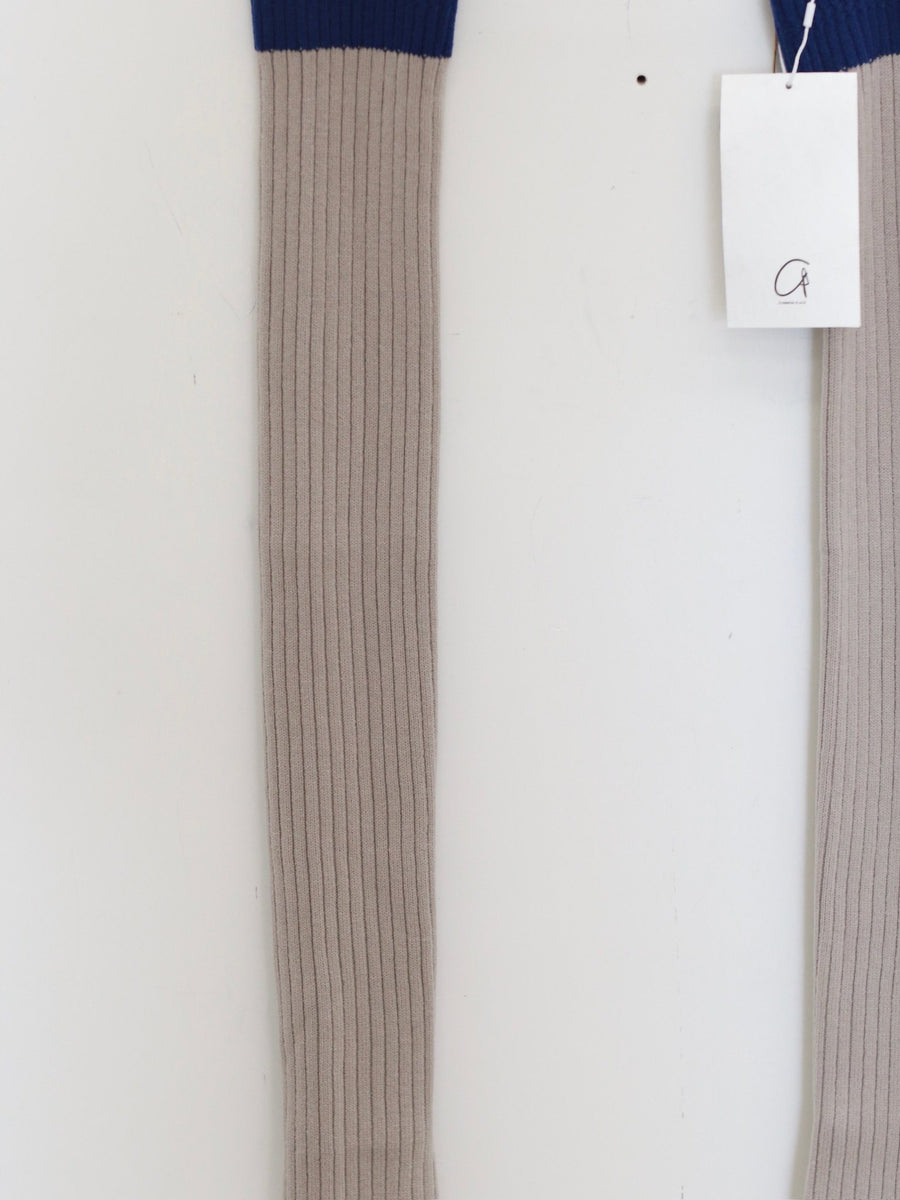 o cloche code 25 Fall/Winter Color Block Merino Wool Knitted Stockings