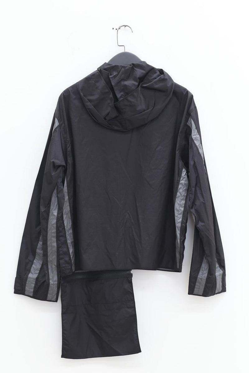 FACETASM Layered trench coat MIMI-JK-M06 black