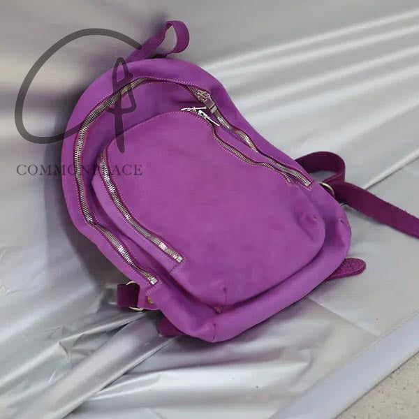 Guidi soft horse leather double zipper backpack DBP05 Italy GD-DBP05-Z