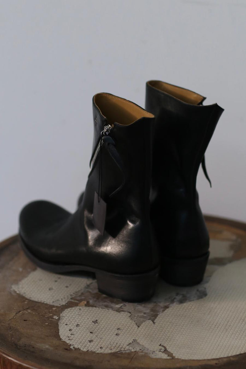 M.A+ Cuban -style follow -up and spiral zipper high boots SW6G3Z CU 1,