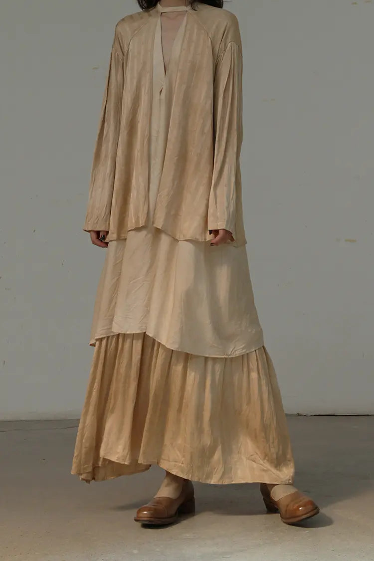 MUTEDANCE Layered Silk Dress MD20FW20