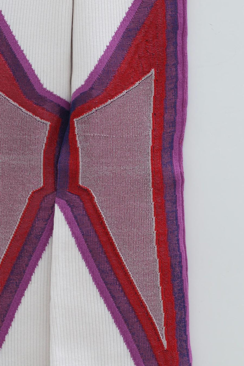 NAN KNITS Weaving Mecha Trousers 21021838 Red