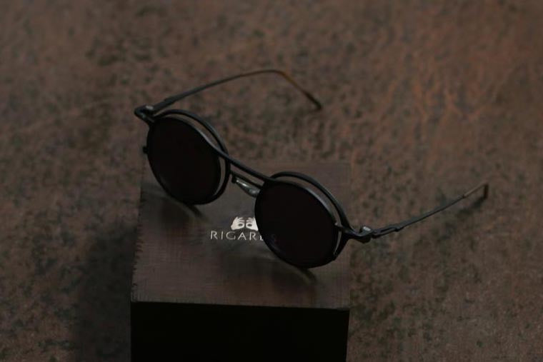 Rigards*TVA matte black/transparent + gray lens glasses RG2001TVA(A)