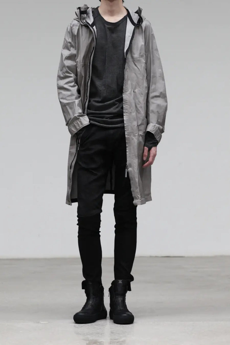 isaac sellam calfskin leather jacket NEOPHYTE-LIGHT-ALU